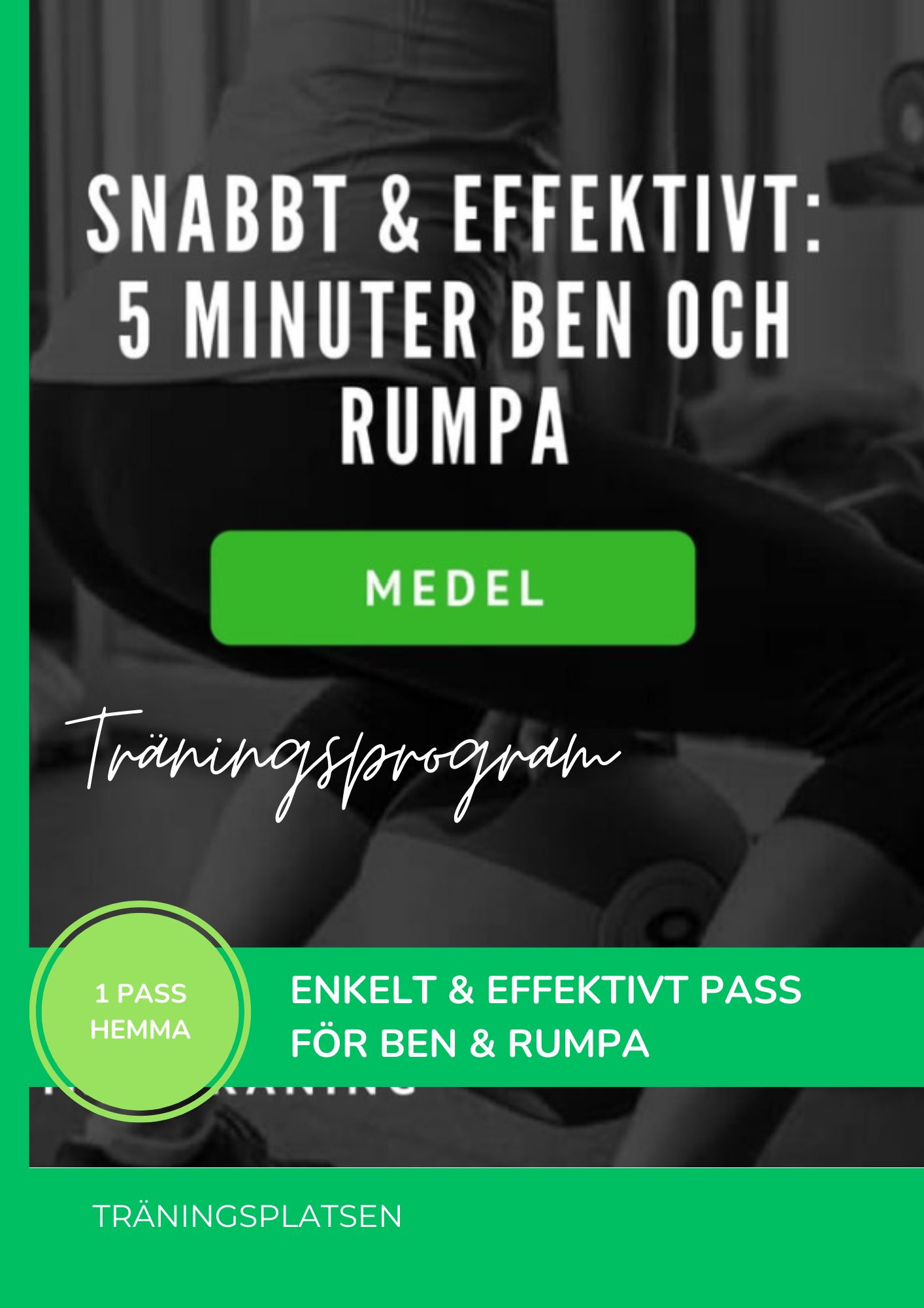 Träningsprogram ben och rumpa - Ladda ner gratis